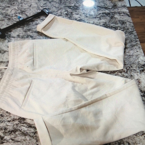 Pants | Mens Cream Sweatpants | Poshmark